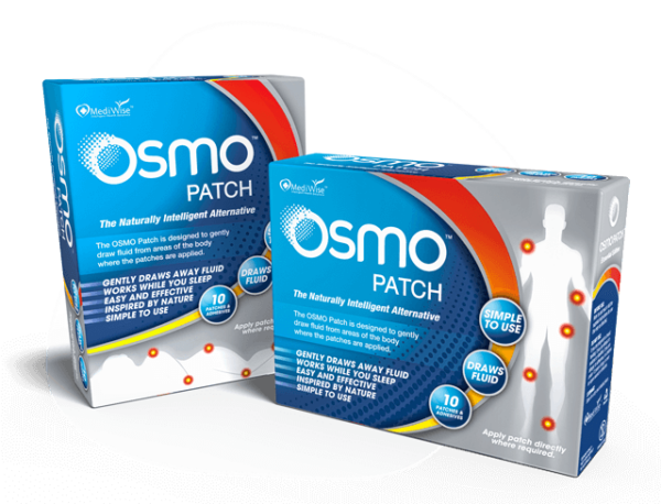 OSMO Patch - Gently draws away fluid from the body. Works while you sleep!